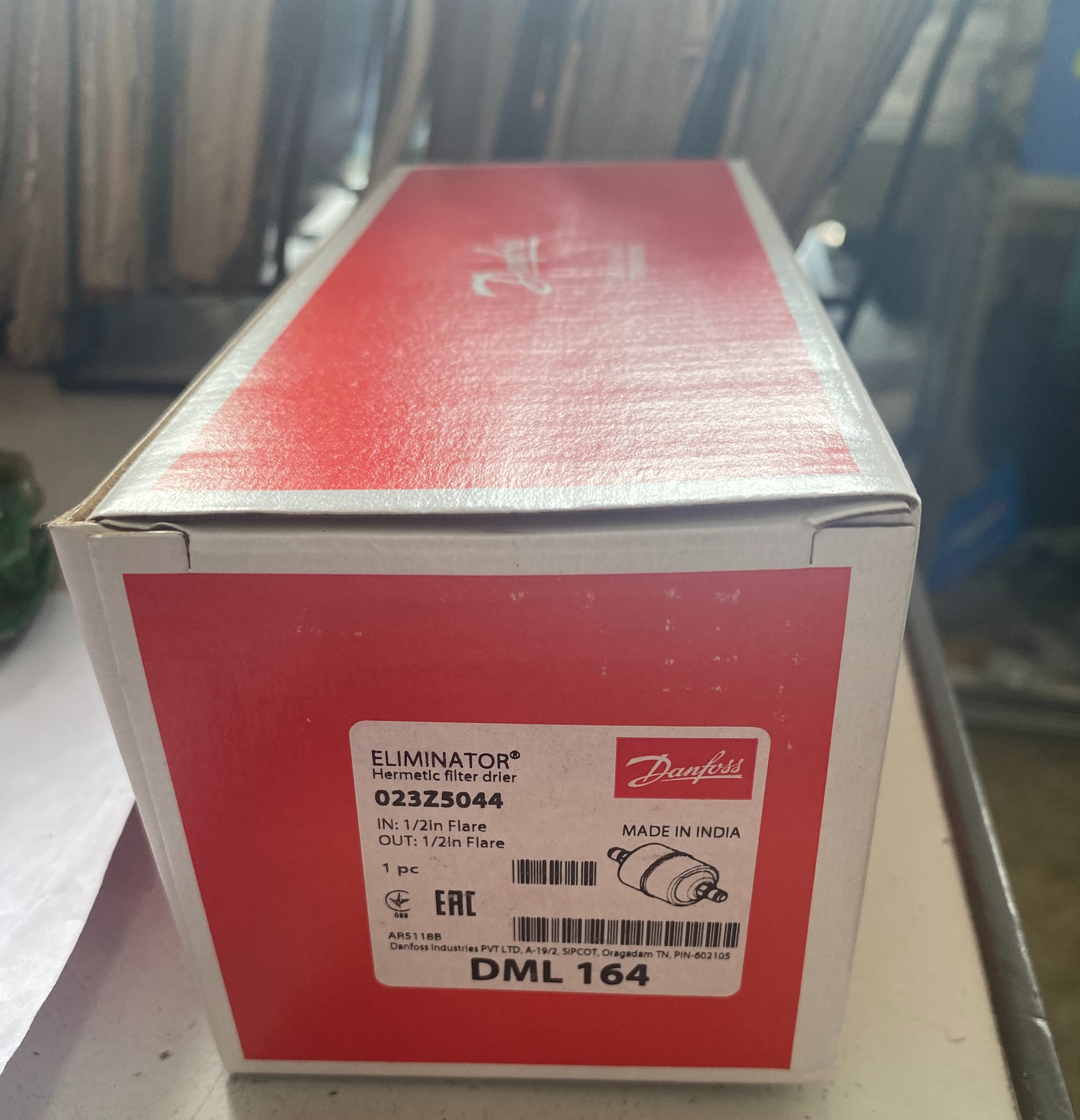 DML164 F 1/2 Flare Danfoss Filter Drier for Aircon and Refrigeration ...
