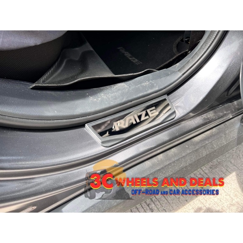TOYOTA RAIZE 2022 SIDE STEP SILL (RAIZE DOOR STEP PROTECTOR) | Lazada PH