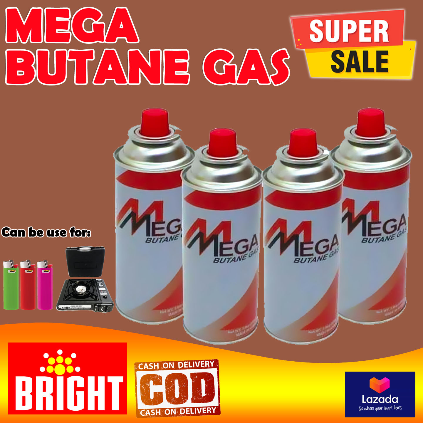 Butane Gas MEGA 1PC. | Lazada PH