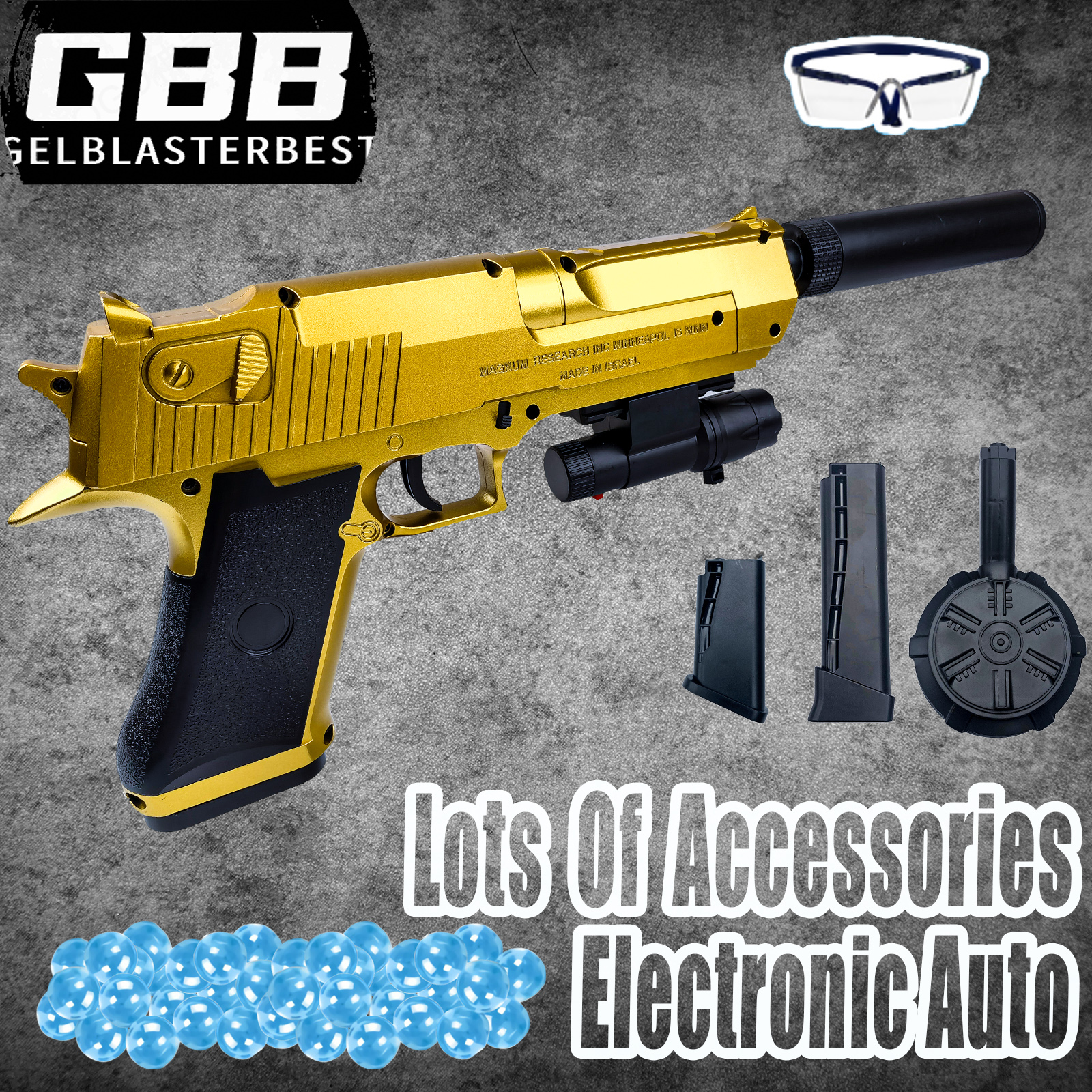 Toy gun Gel gun gel bullet gun gel blaster electric gun JM X-2 Assault ...