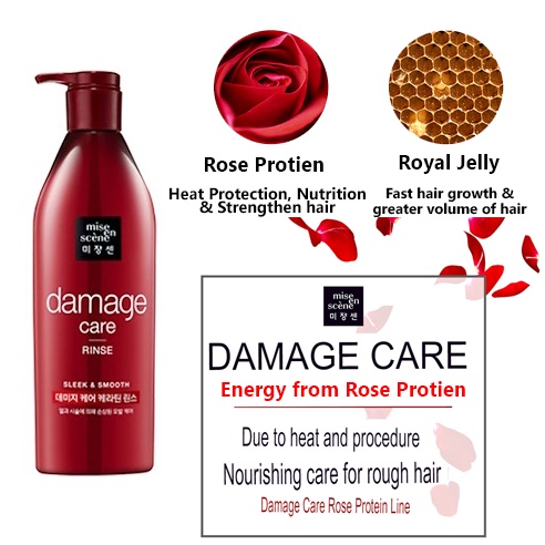 Amore Pacific Mise en scene Shampoo Conditioner 680ml Korea Beauty ...