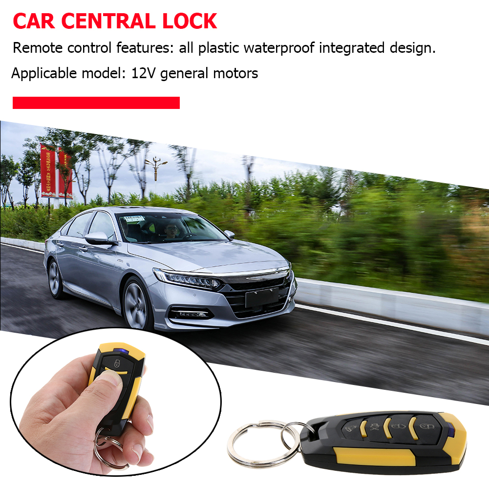 Classic Car Remote Central Door Lock Locking Kit Keyless Entry Alarm ...