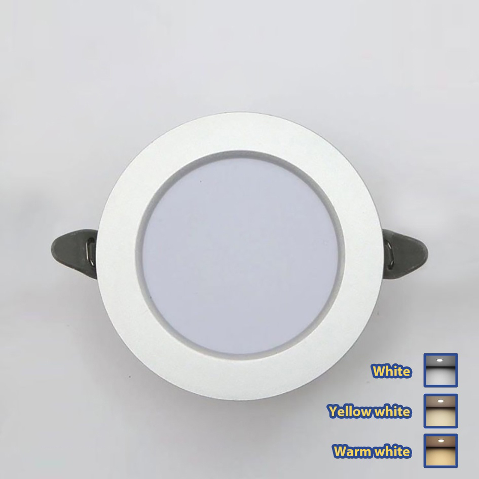 LEDTri-color Downlight Pin Light Panel Ceiling Light LED 3 Color Pin ...
