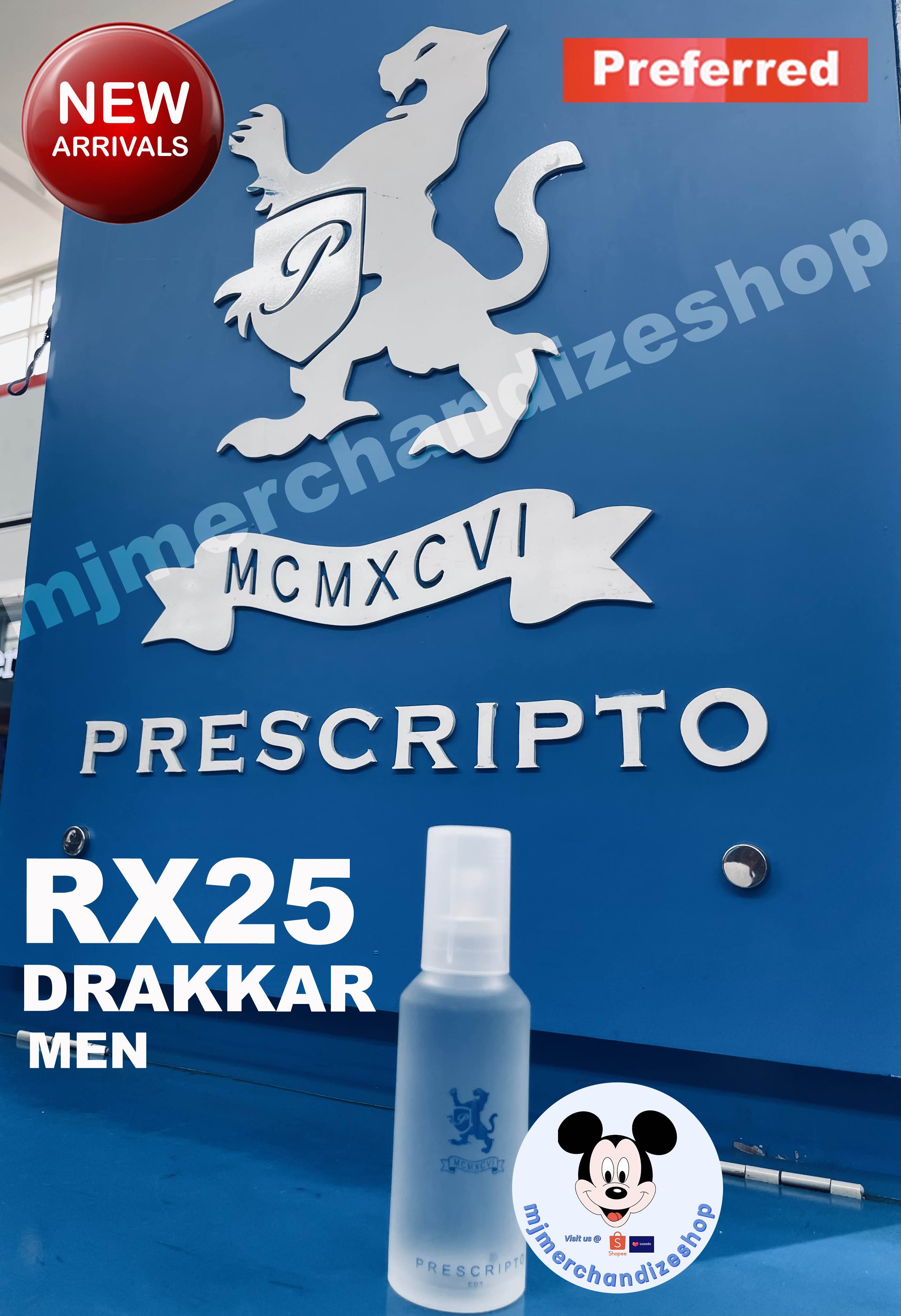 PRESCRIPTO PERFUME FOR MEN BEST SELLER RX25 60ML | Lazada PH