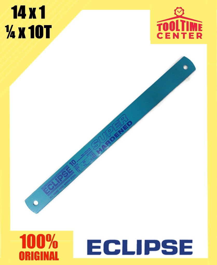 Eclipse 14 x 1-1/4 x 10T All Hard High Speed Steel Power Hacksaw Blade ...