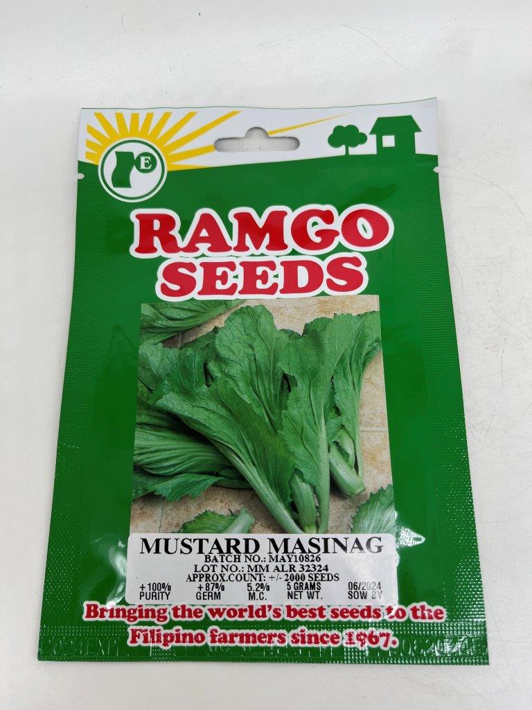 RAMGO MUSTARD MASINAG SEEDS ( ORIGINAL GARDEN PACK ) | Lazada PH