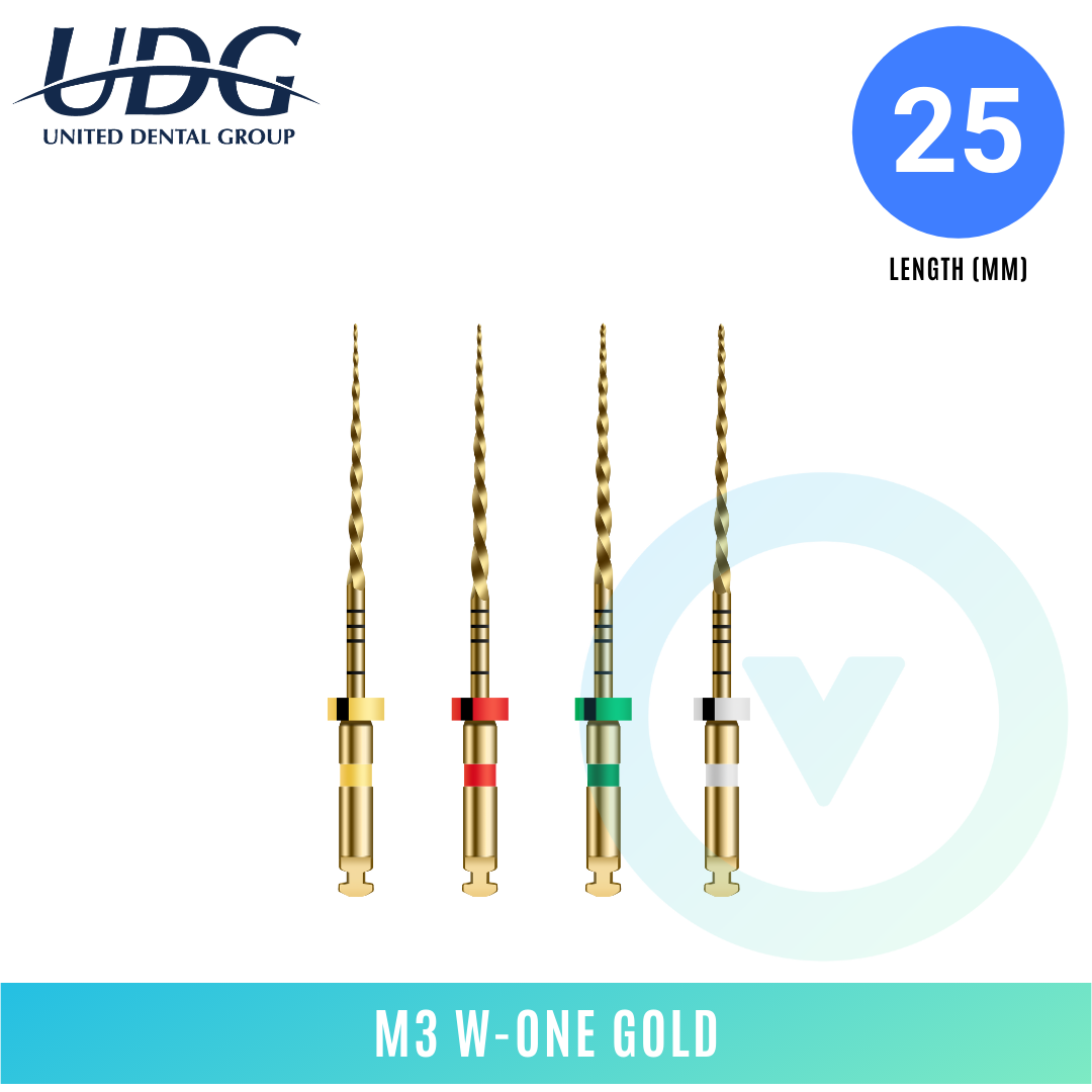 UDG M3 W-One Gold (4pcs/pack) Dental Endodontic Rotary Files, For ...