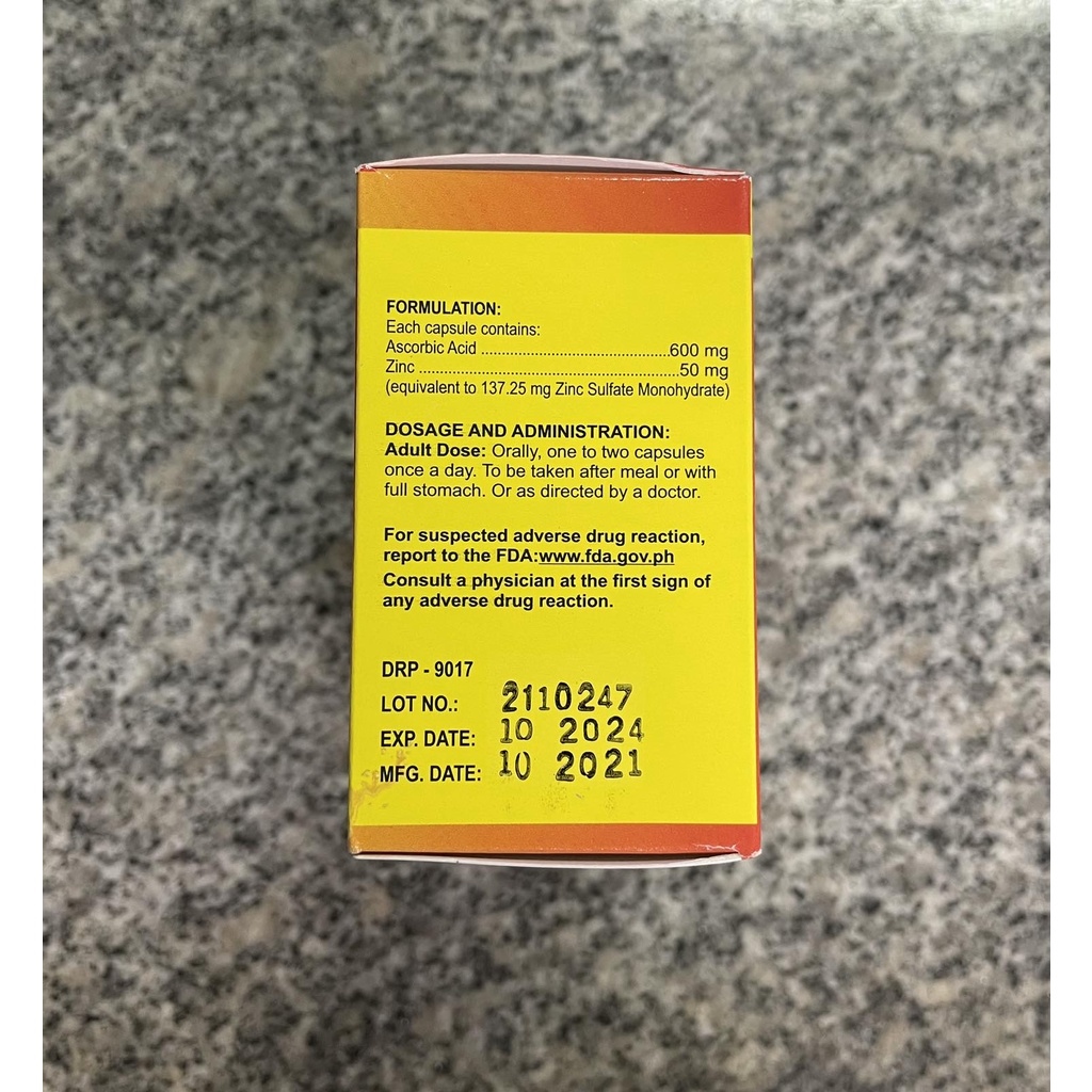 Hotleccl065 SUPRA C PLUS - VITAMIN C Ascorbic Acid Zinc 600mg/50mg ...