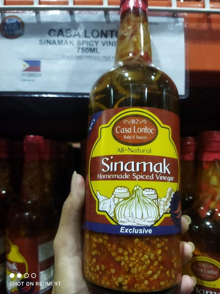 CASA LONTOC SINAMAK SPICY VINEGAR (750 mL) all natural homemade spiced ...