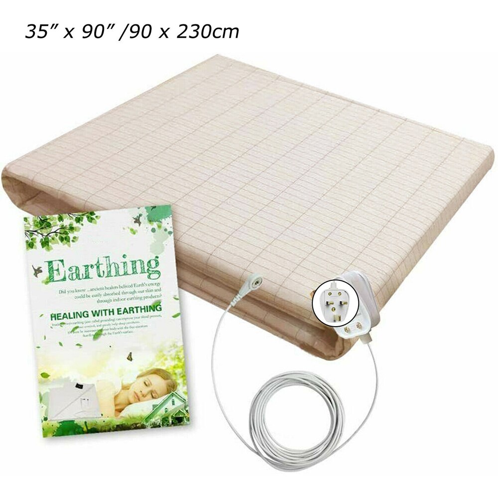 1 Set 4 Sizes Bed Earthing Grounding Sheet Mat with Conductive Copper ...