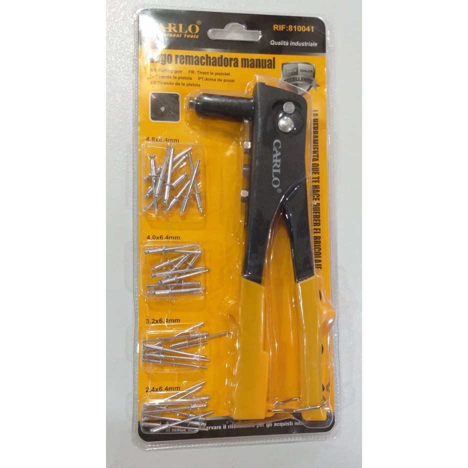 Hand Riveter Metal Heavy Duty with Blind Rivets Set (per pc) Carlo ...