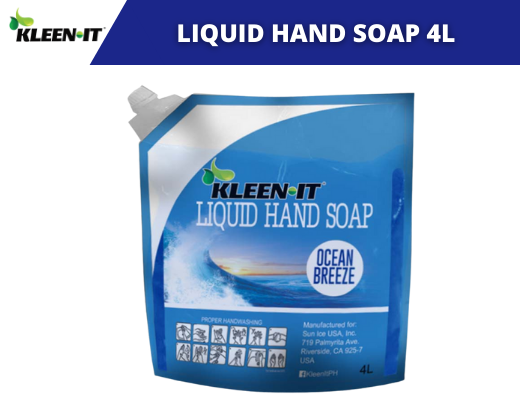 Kleen-it Liquid Hand Soap 4L Refill | Lazada PH