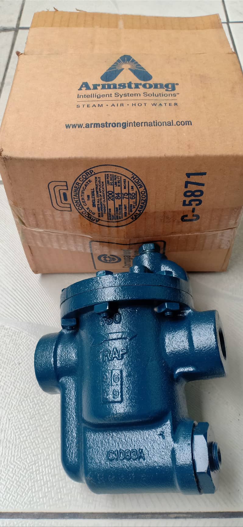 ARMSTRONG 880 SERIES INVERTED BUCKET STEAM TRAPS (Made of Cast Iron ...
