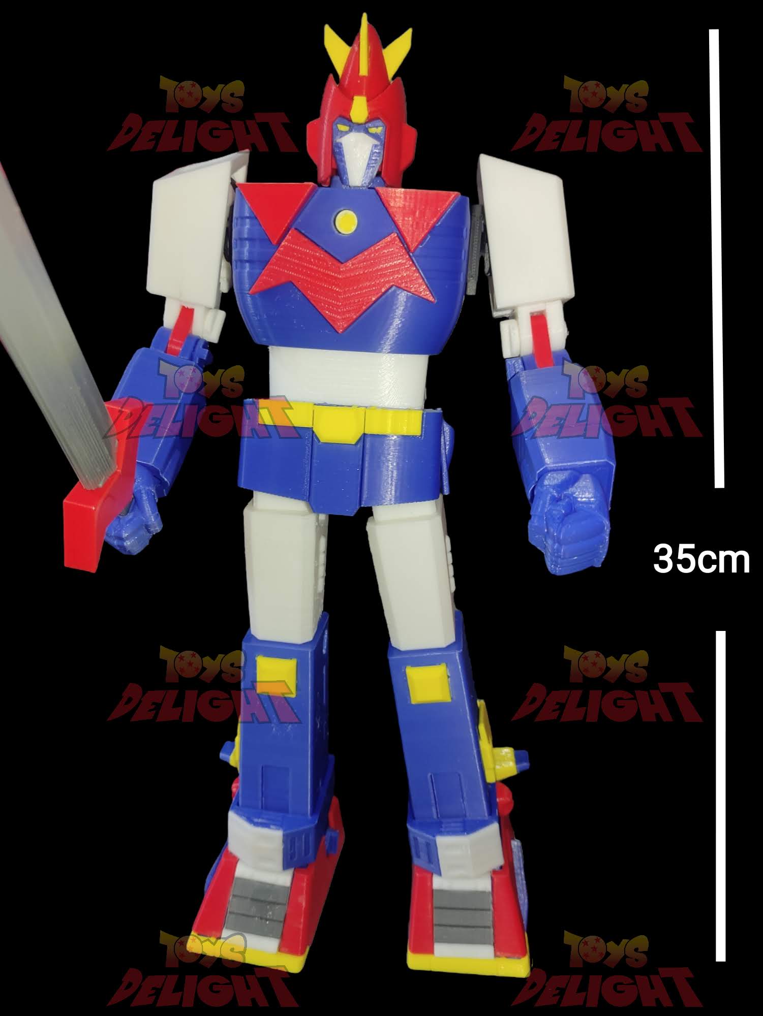 Voltes V Voltes 5 3d printed 19cm / 35cm action figure | Lazada PH