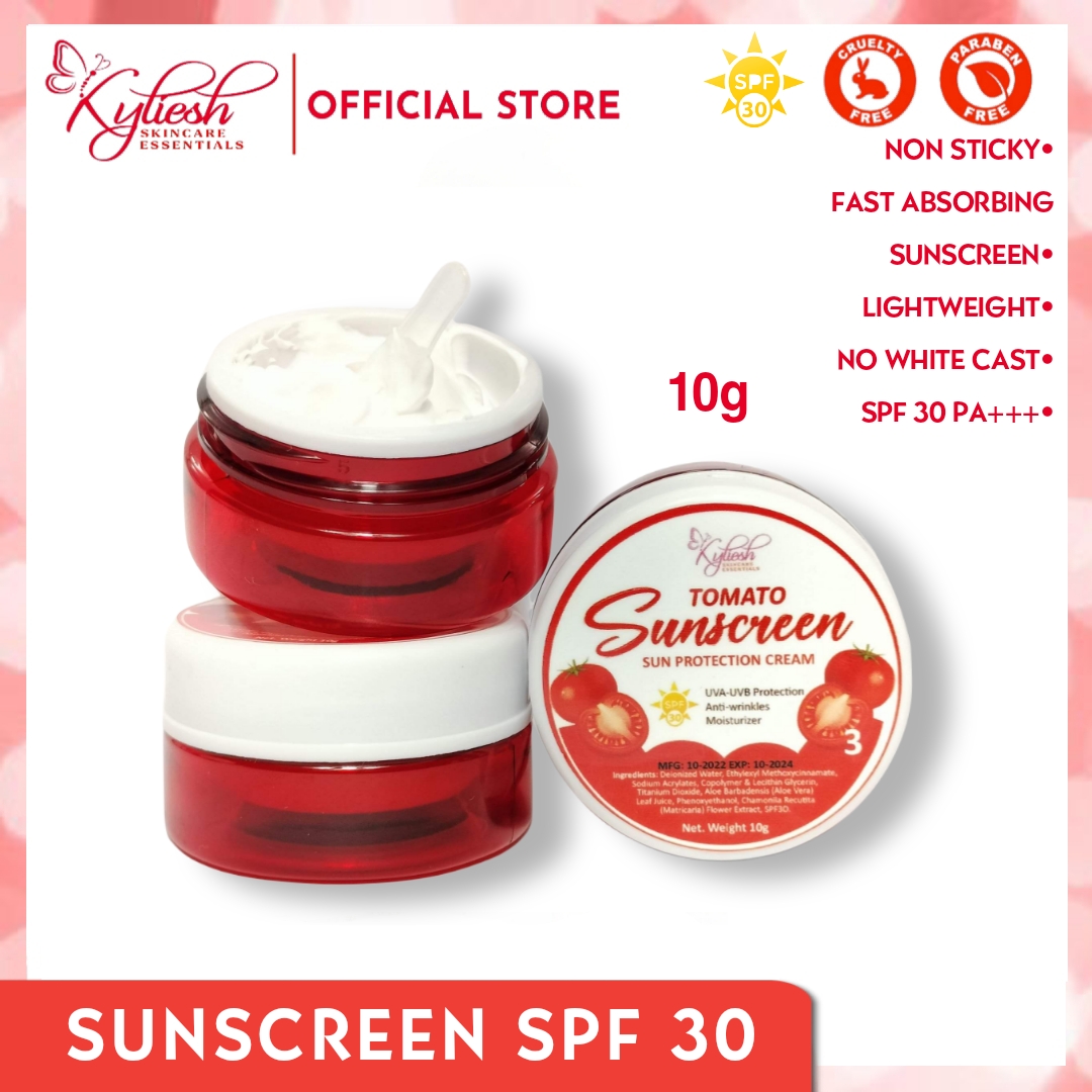 TOMATO SUNSCREEN 10G SPF30 BY KYLIESH | Lazada PH