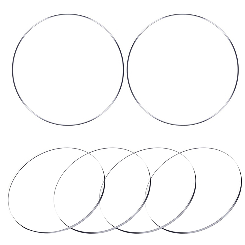6Pcs 8 Inches Clear Acrylic Round Discs Thick Circle Sheets Plates ...