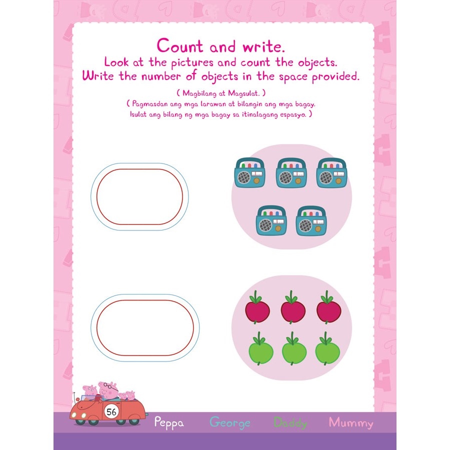 Peppa Pig My Writing Book (Ang Aking Aklat Sa Pagsusulat) | Lazada PH