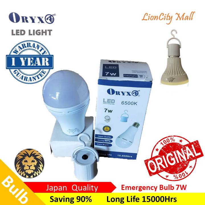 ORYX LED Bulb Light Bulb 7W 12W Japan Quality no emergency | Lazada PH