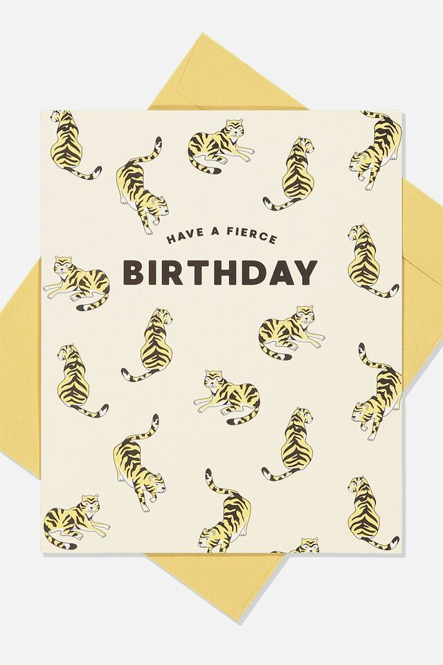 TYPO - NICE BIRTHDAY CARD - FIERCE BIRTHDAY | Lazada PH