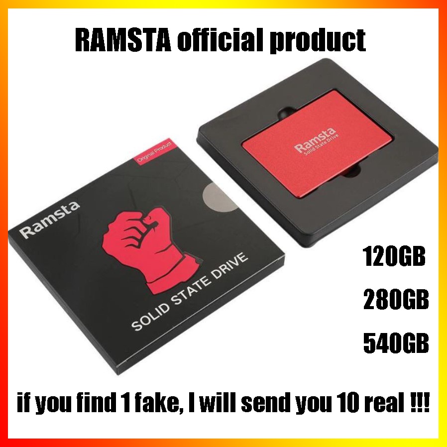 Ramsta 120GB 240GB 480GB SSD High Speed Solid State Drive | Lazada PH