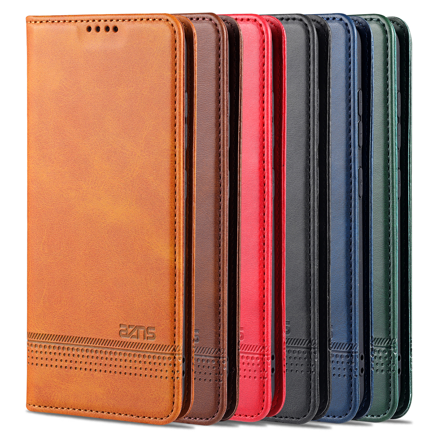 Leather Case for Samsung S21 FE 5G, WindCase Vintage Flip Wallet Card ...