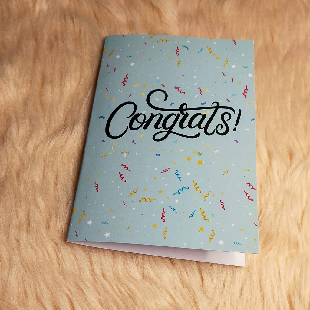 Congratulations / Greeting Cards (Half Fold) | Lazada PH