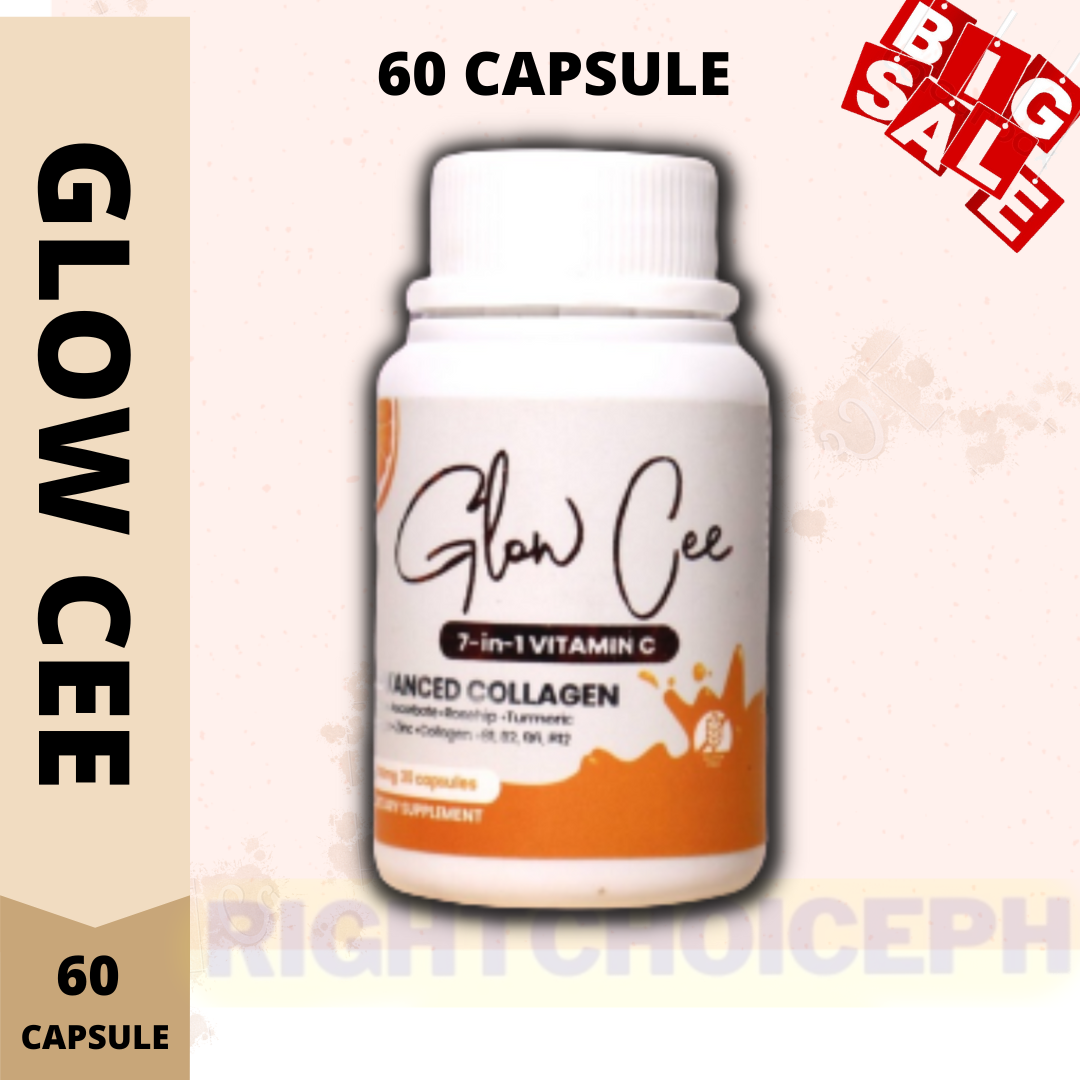 Glow Cee 7-in-1 Vitamin C with Collagen and Zinc Non-Acidic - 700mg ...