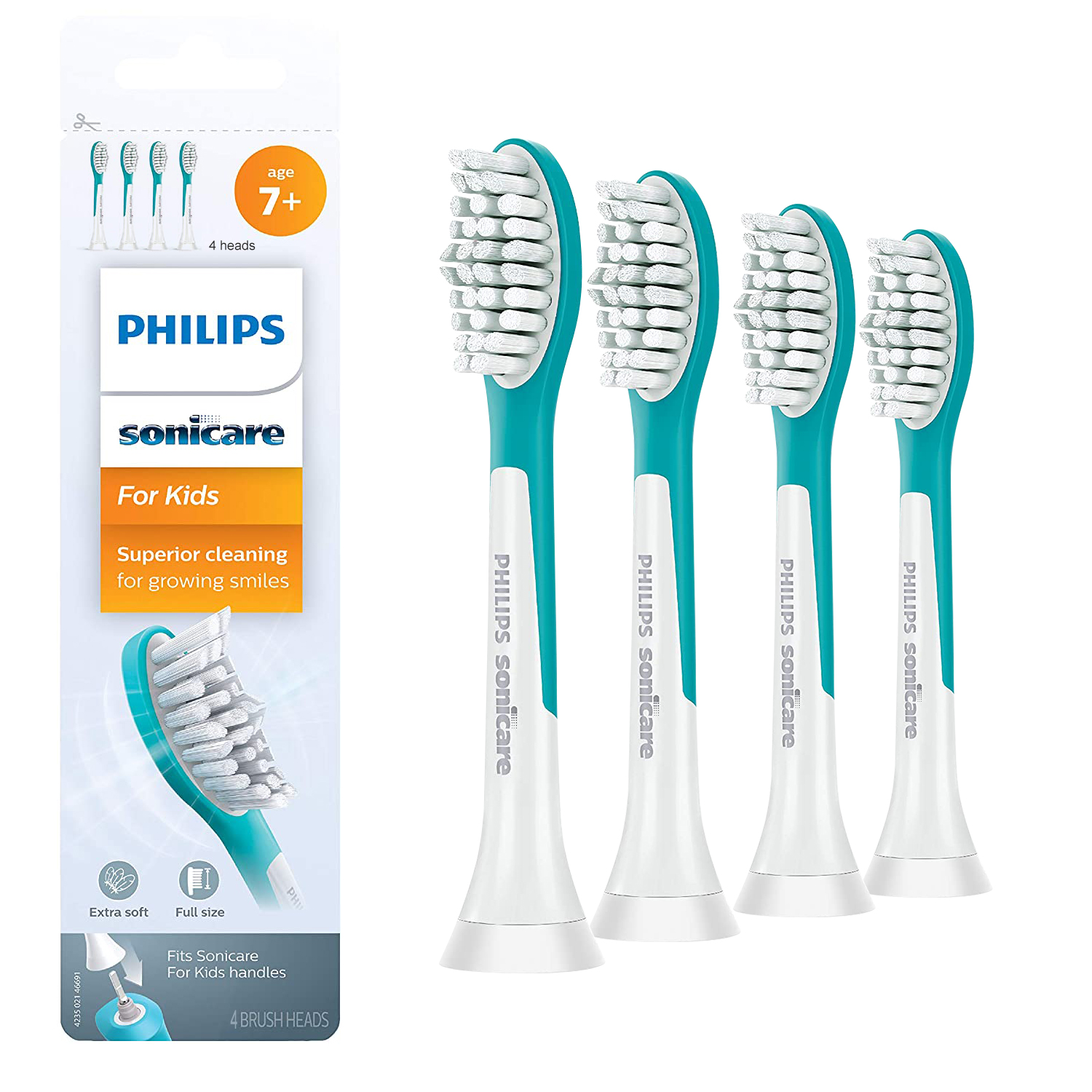 For Philips Sonicare Kids Standard sonic Toothbrush Heads HX6044/94 ...