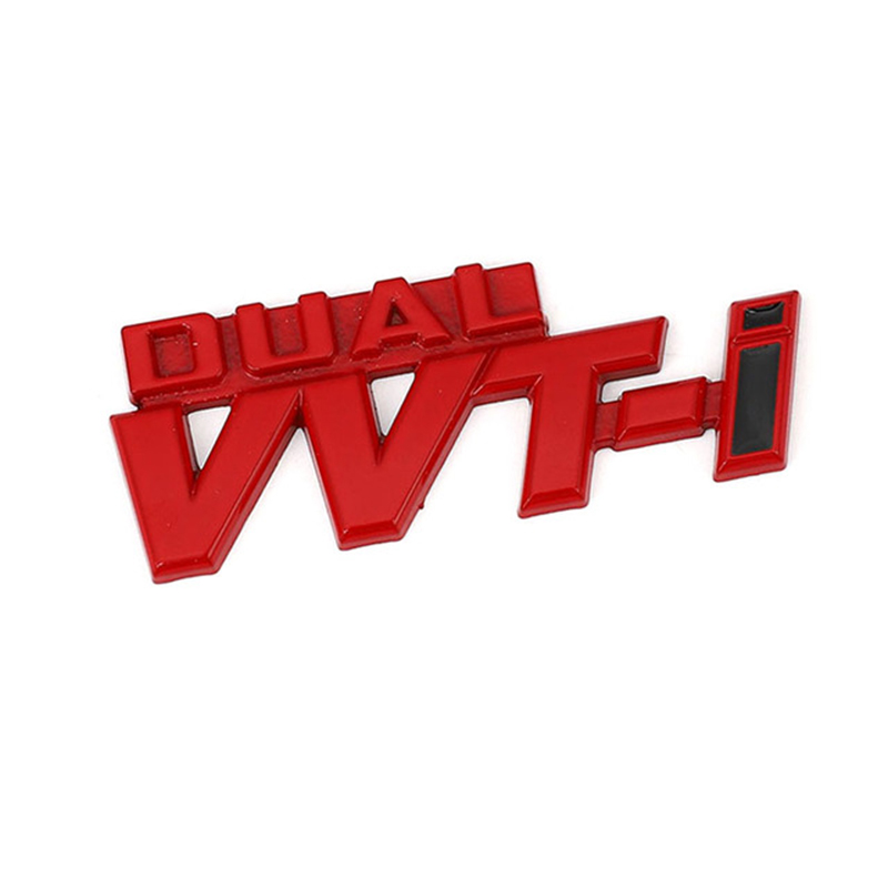 Sieece DUAL VVTI VVT-I Metal Chrome Logo Car Auto Rear Side Emblem ...