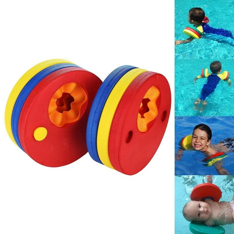 Foam Swim Discs Arm Bands Floating Sleeves Float Board Baby Swimming ...