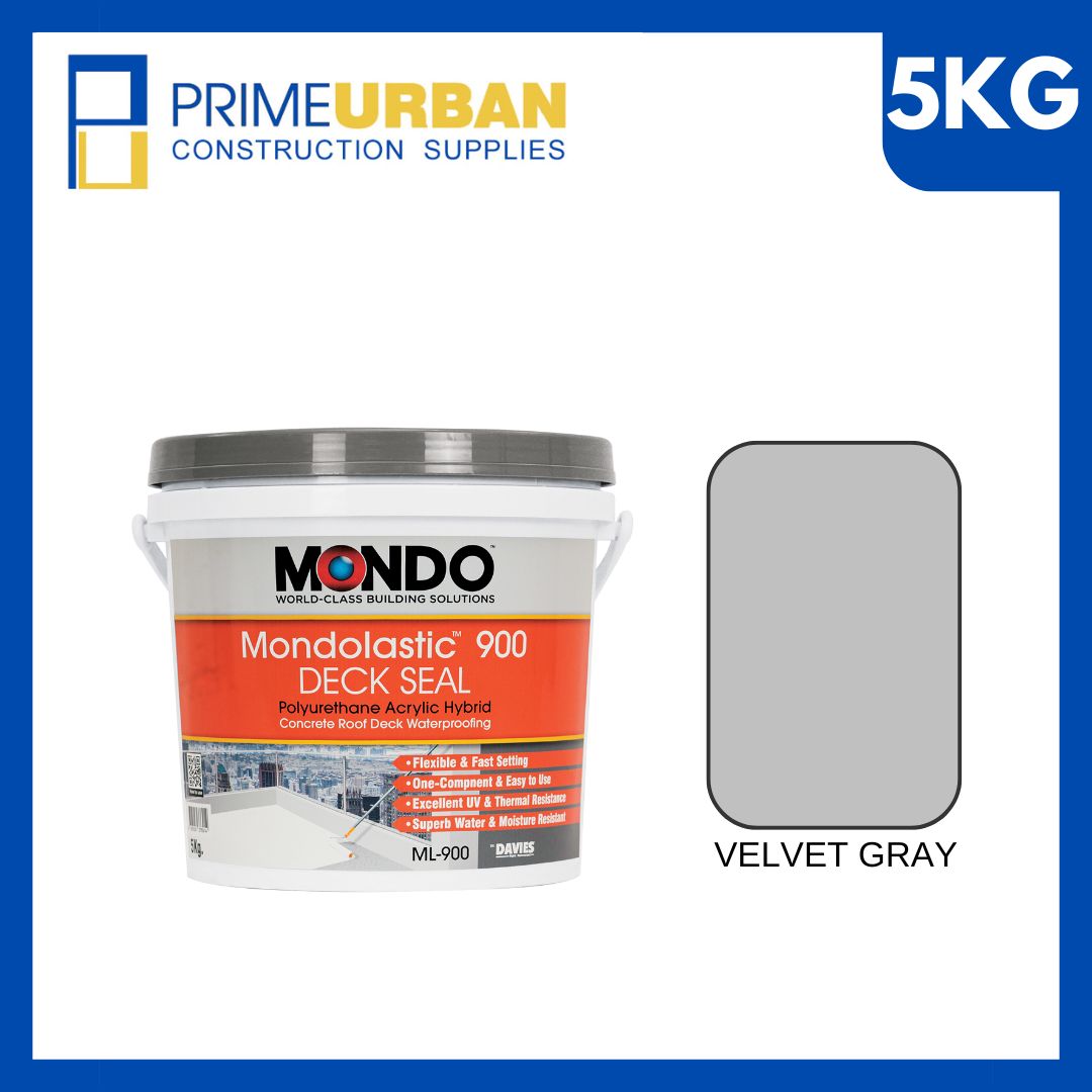 MONDO MONDOLASTIC DECK SEAL Polyurthane Acrylic Waterproofing Paint | Lazada PH