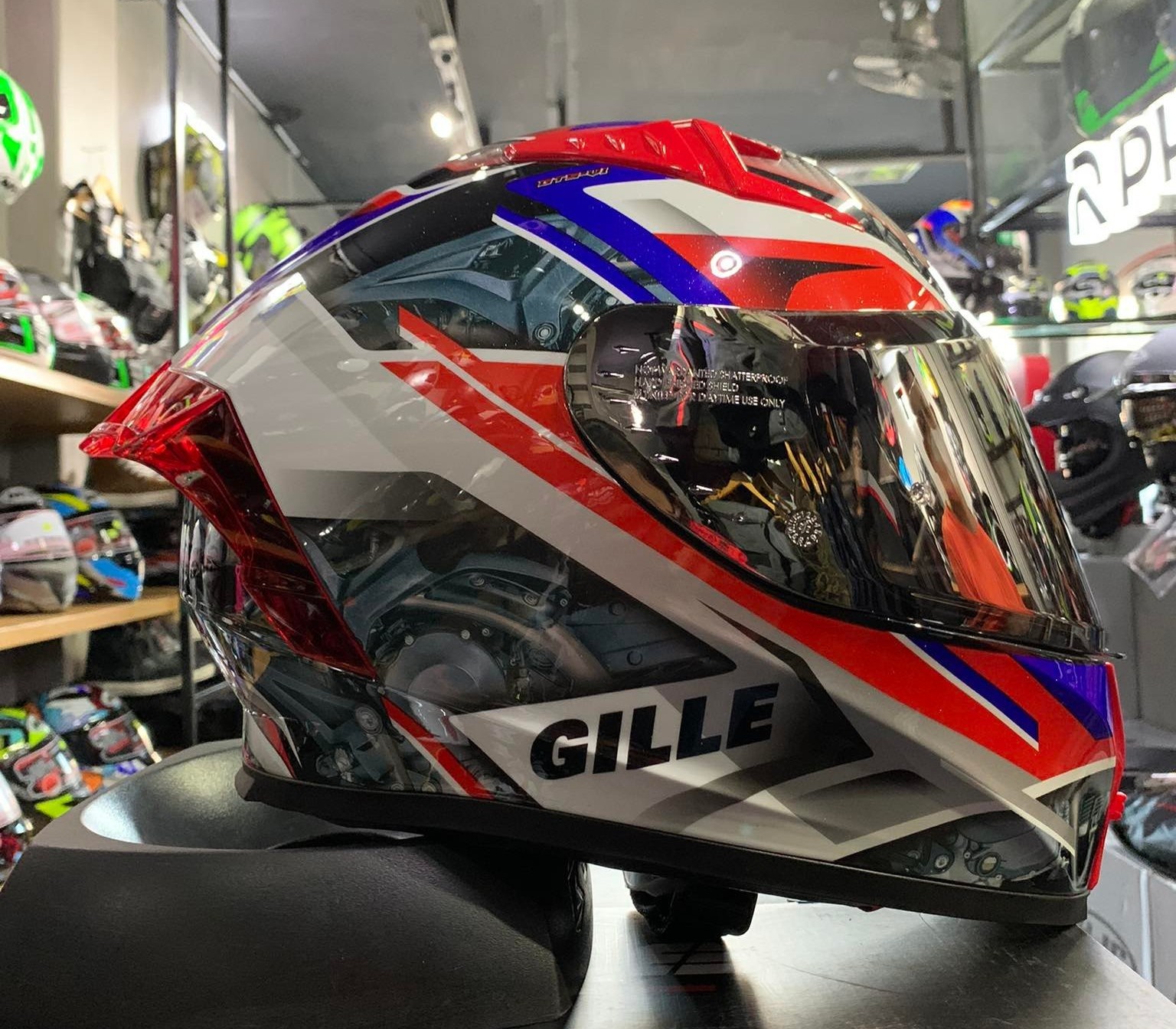 GILLE HELMET GTS-V1 ENGINE MULTI COLOR | Lazada PH