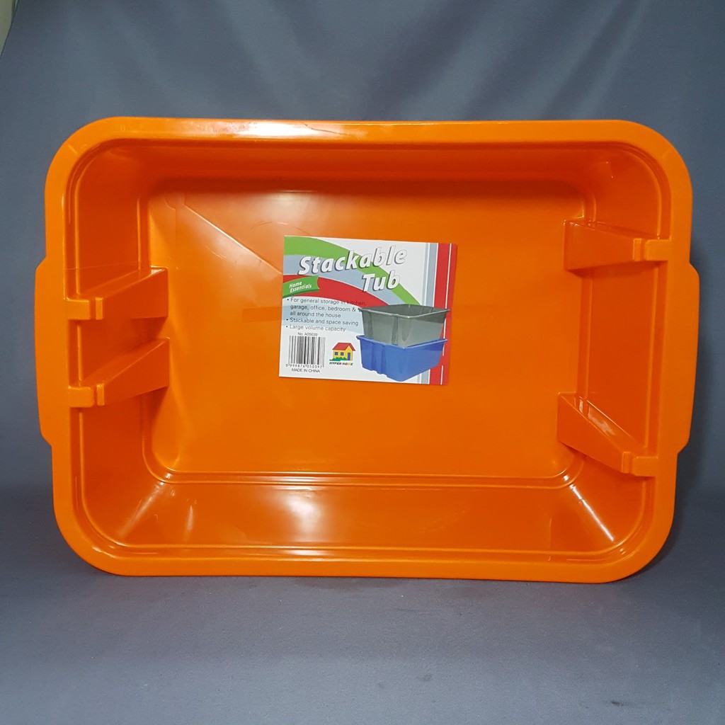 4pcs Plastic Stackable Tub | Lazada PH