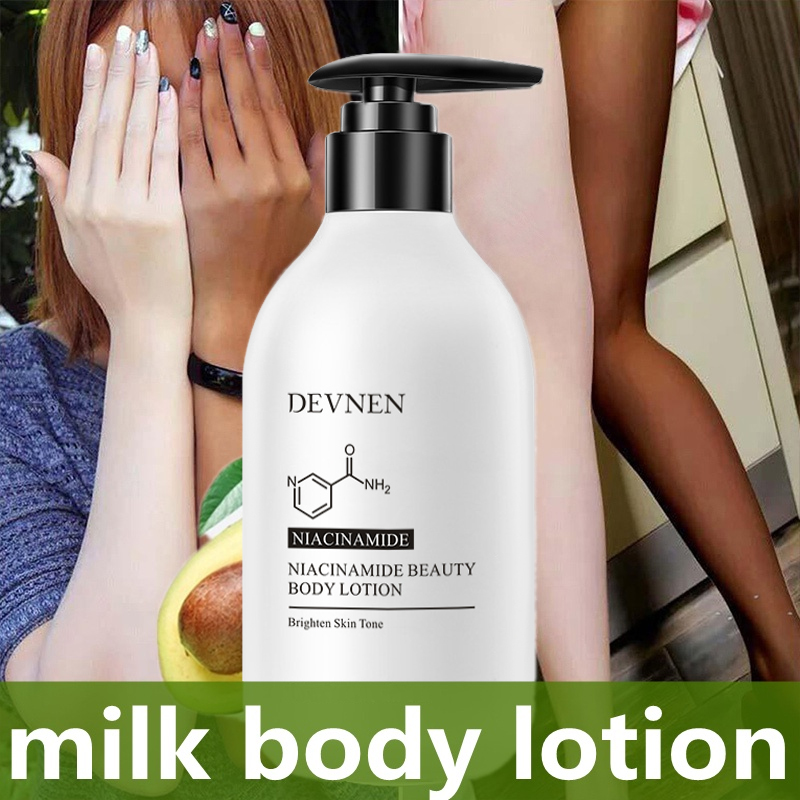 DEVNEN Niacinamide Milk body Lotion 250ML Whitening Smooth Moisturizing ...