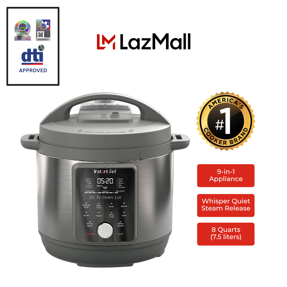 Instant Pot Duo Plus 9-in-1 Multifunction Smart Pressure Cooker (Slow ...