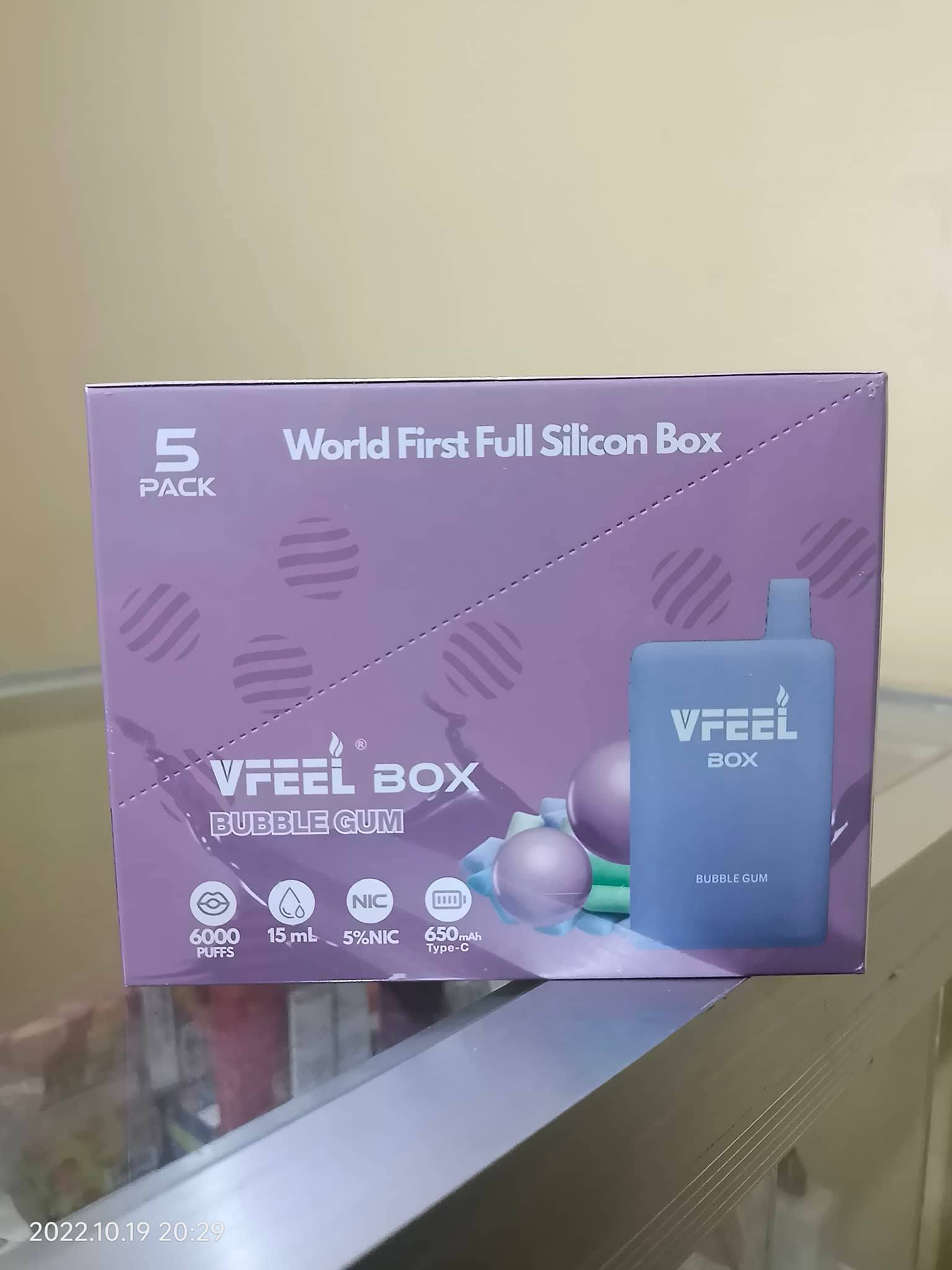 Vfeel Silicon 6000 puffs Dispo. Soil 15ml ( Rechargeable Type C ...