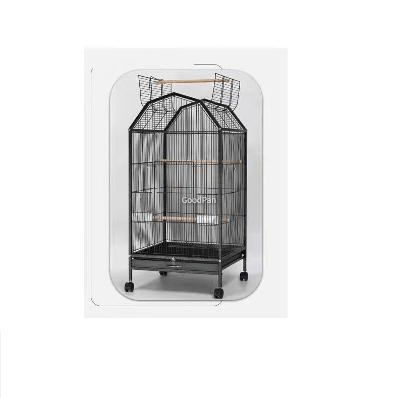 CHNK【LOCAL SHIP】Bird Cage Budgie Cage Big Starling Cardinal Bird Black ...
