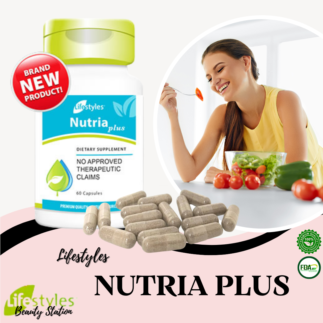 NUTRIA PLUS by Lifestyle 60 capsules- Powerful Antioxidant Supplement, Formulated with fruit and ...