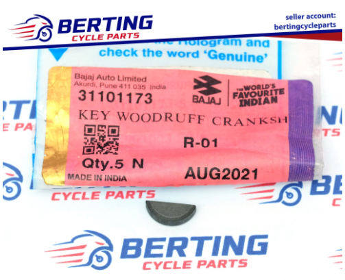 CRANKSHAFT KEY WOODRUFF CUNA KUNYA Rouser CT KTM Genuine 31101173 ...