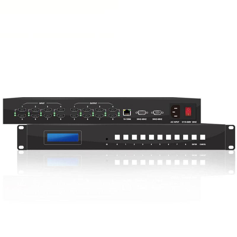 Security monitoring and Commercial display 8x8 8 in 8 out 4k HDMI CCTV ...