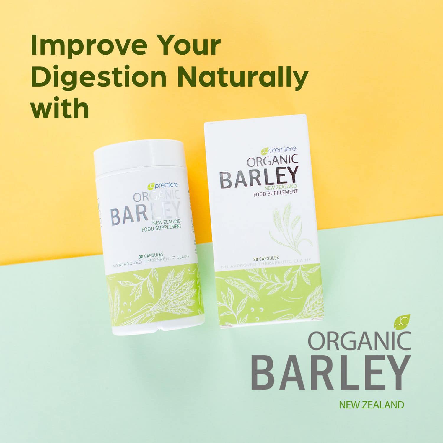 Organic Barley Capsule - Stevia (Barley) JC Premiere Distributor ...