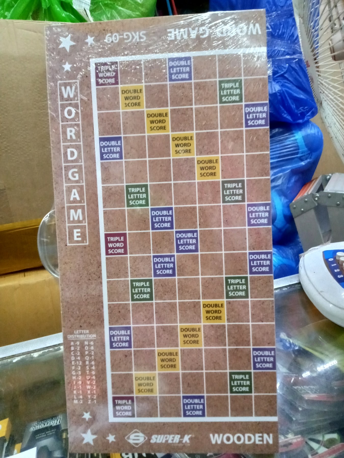 Imported Wood Word Scramble Board Game for Friends/Family Creativity ...
