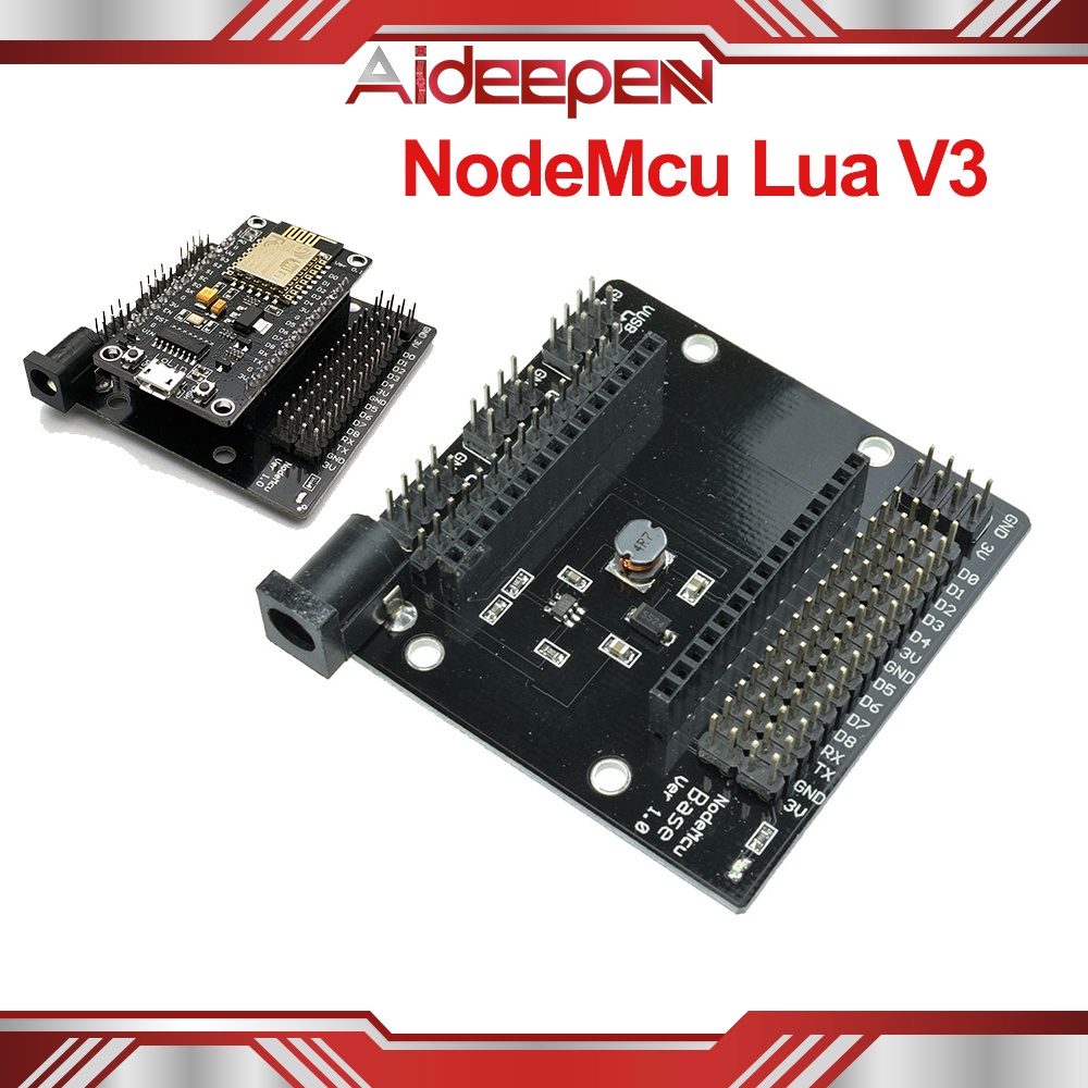 NodeMcu Lua V3 Base I/O Breakout Expansion Board Development Dev Kit Shield ESP8266 NodeMCU V3 ...