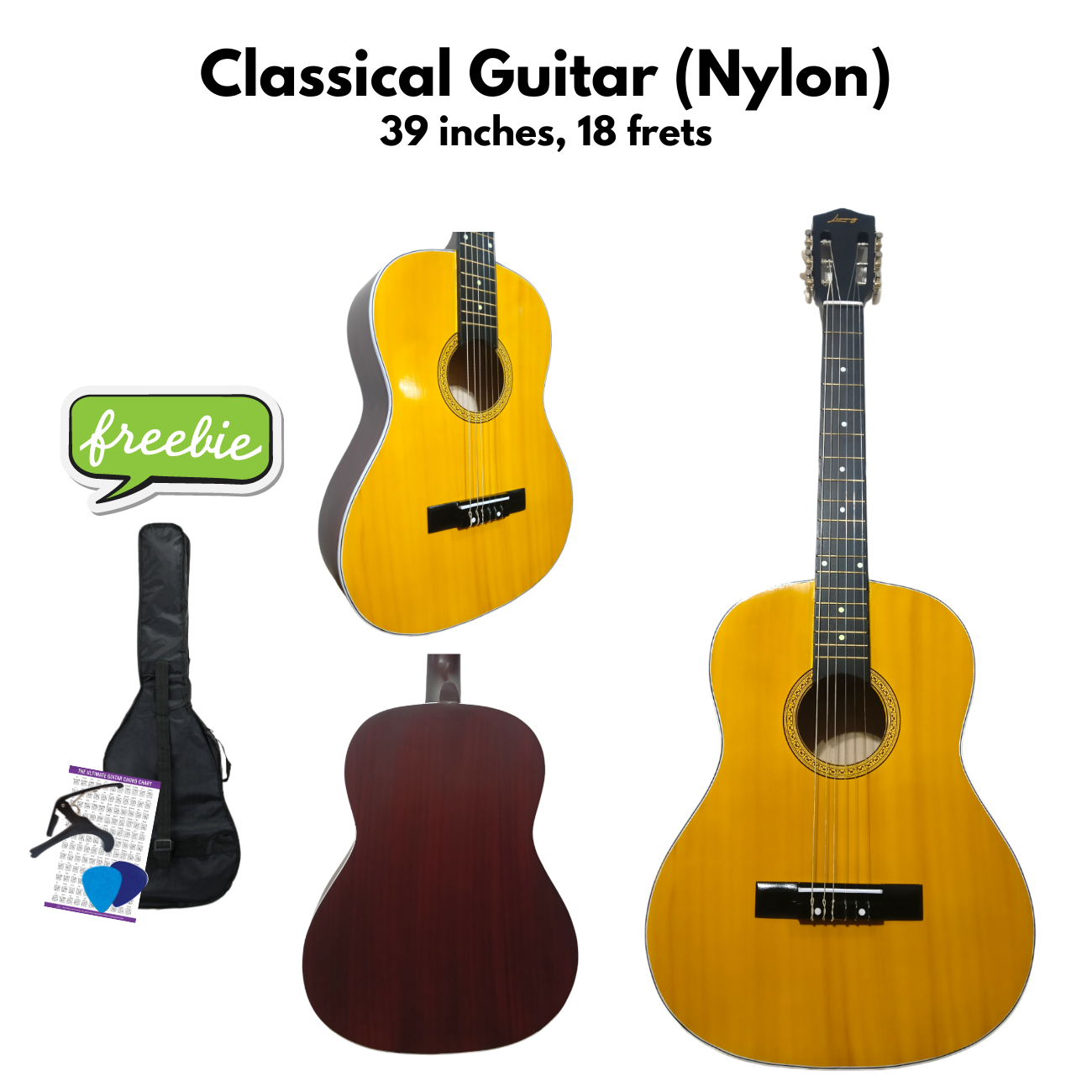 Lumanog Classical Guitar Nylon Strings 39 Inches | Lazada PH