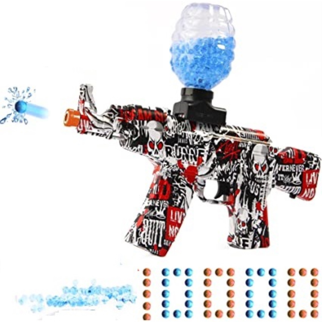 Glock M416 Electric Gel Splatter Ball Gun Water Bead Blaster Automatics ...