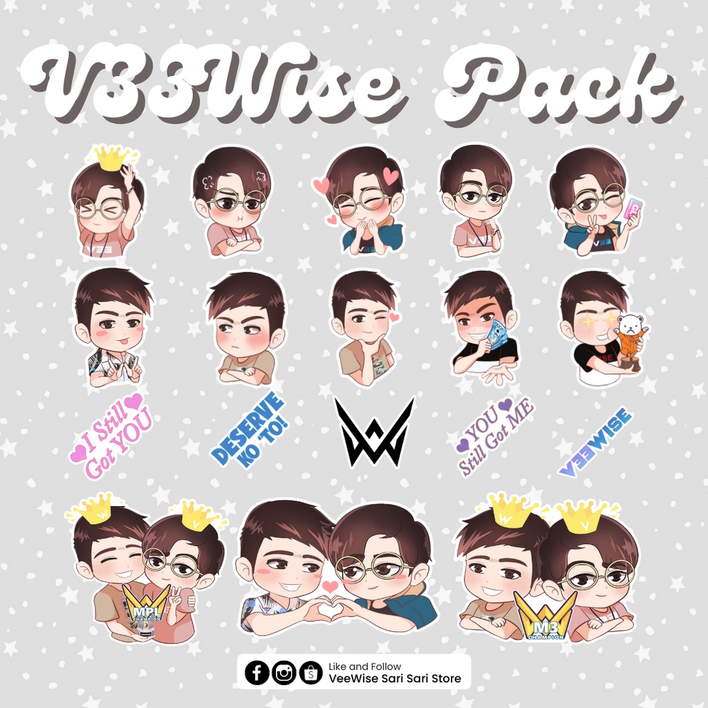 anime 18 PCS. VEEWISE STICKERS | Lazada PH