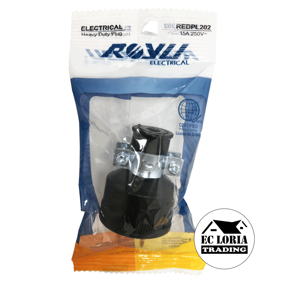 Royu Heavy Duty Electrical Male Plug 15A | Lazada PH