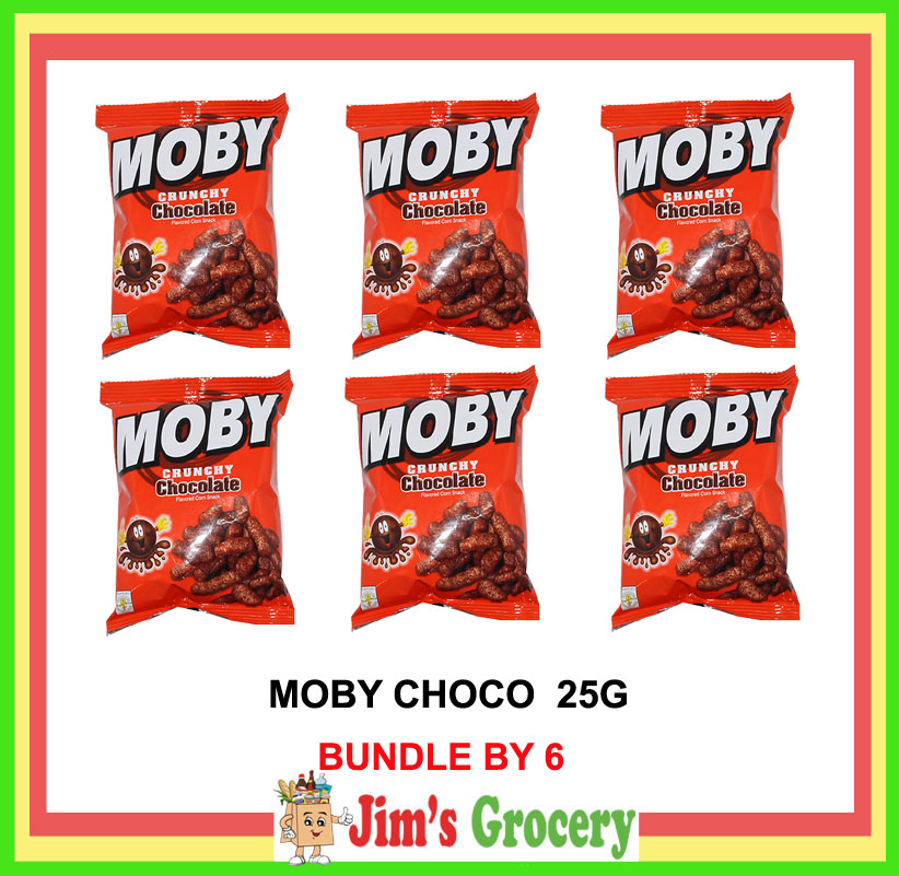 JIMS MOBY CRUNCHY CHOCOLATE SNACKS 25G (BY 6) | Lazada PH