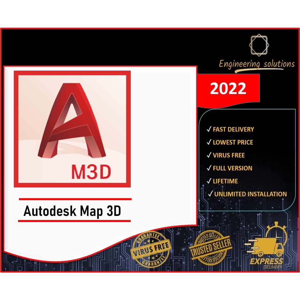 AutoCAD Map 3D 2022 2021 Lifetime Installation Guide | Lazada PH