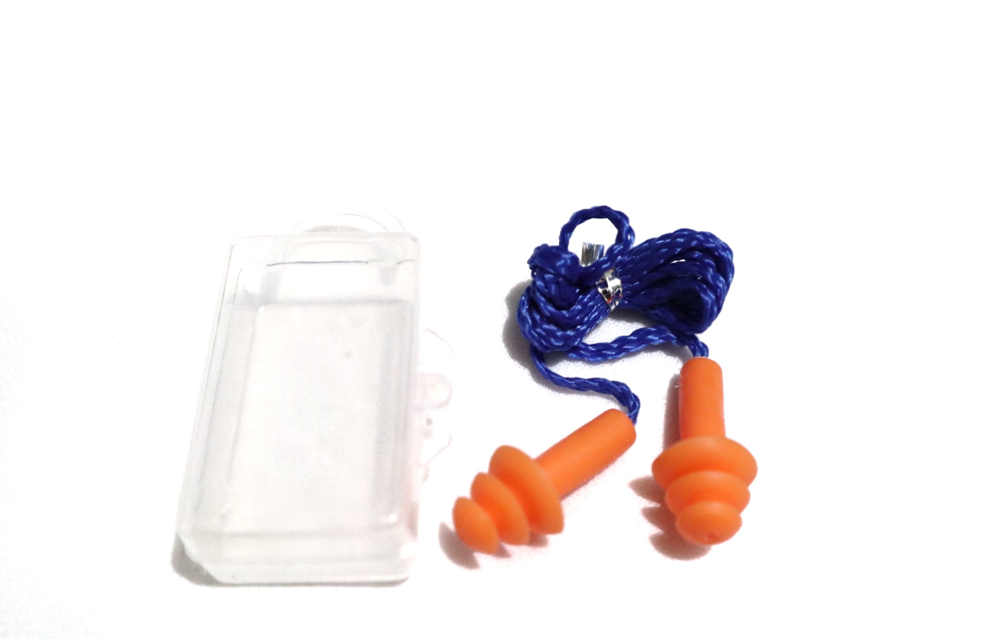 Soft Silicone Corded Ear Plugs Reusable Hearing Earplugs Protection ...